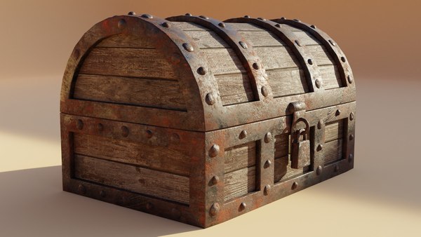 Rusty chest 3D - TurboSquid 1808380