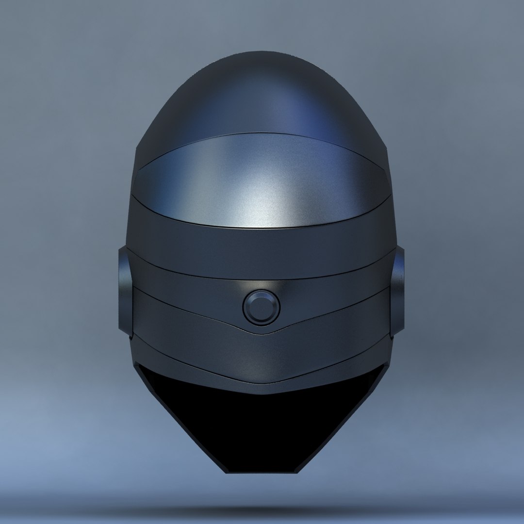 3d Model Robot Head E
