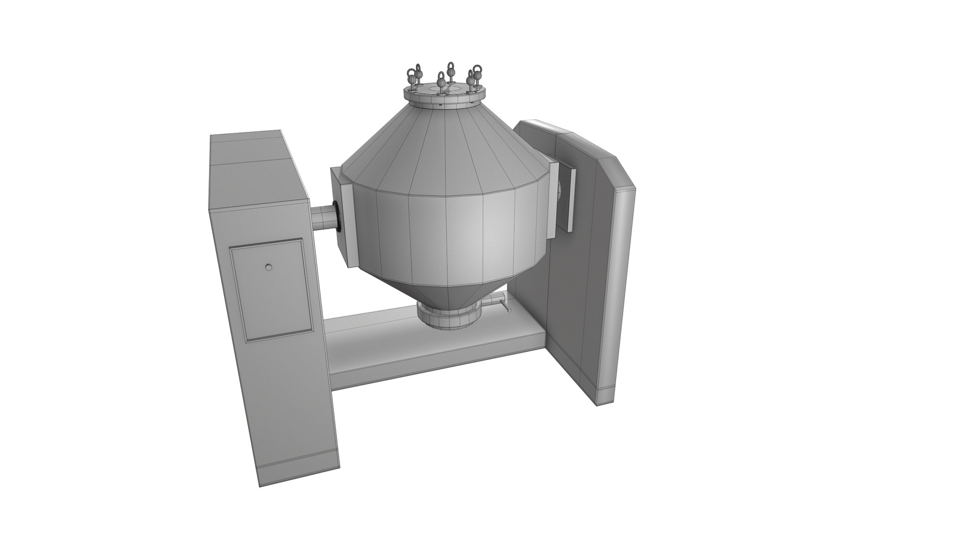 Double Cone Mixer 3D - TurboSquid 2172675