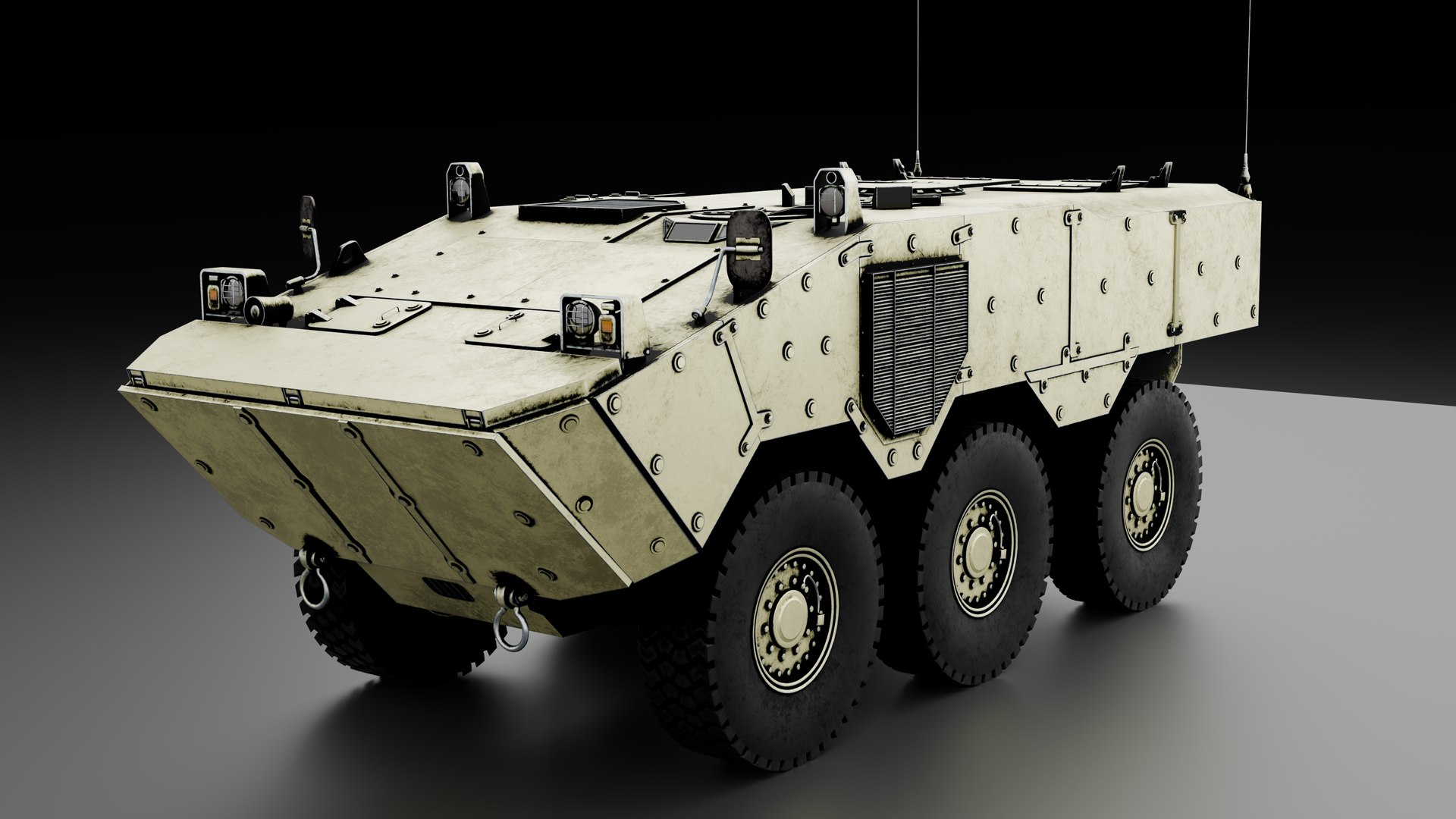 Main Battle Tank Armoured Personnel Carrier 3D Model - TurboSquid 2196282