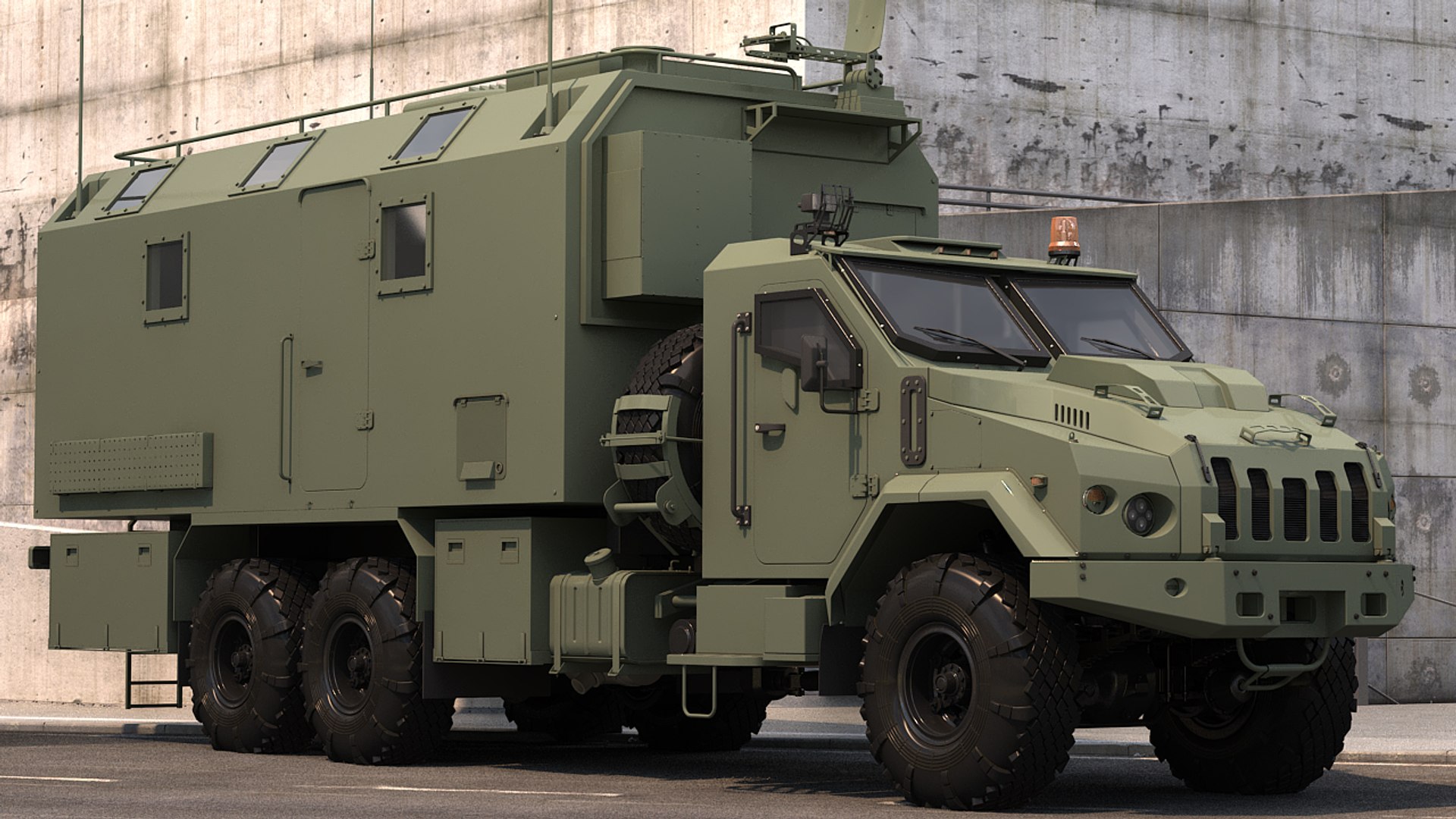 3D Military Comand Vehicle - TurboSquid 1999116