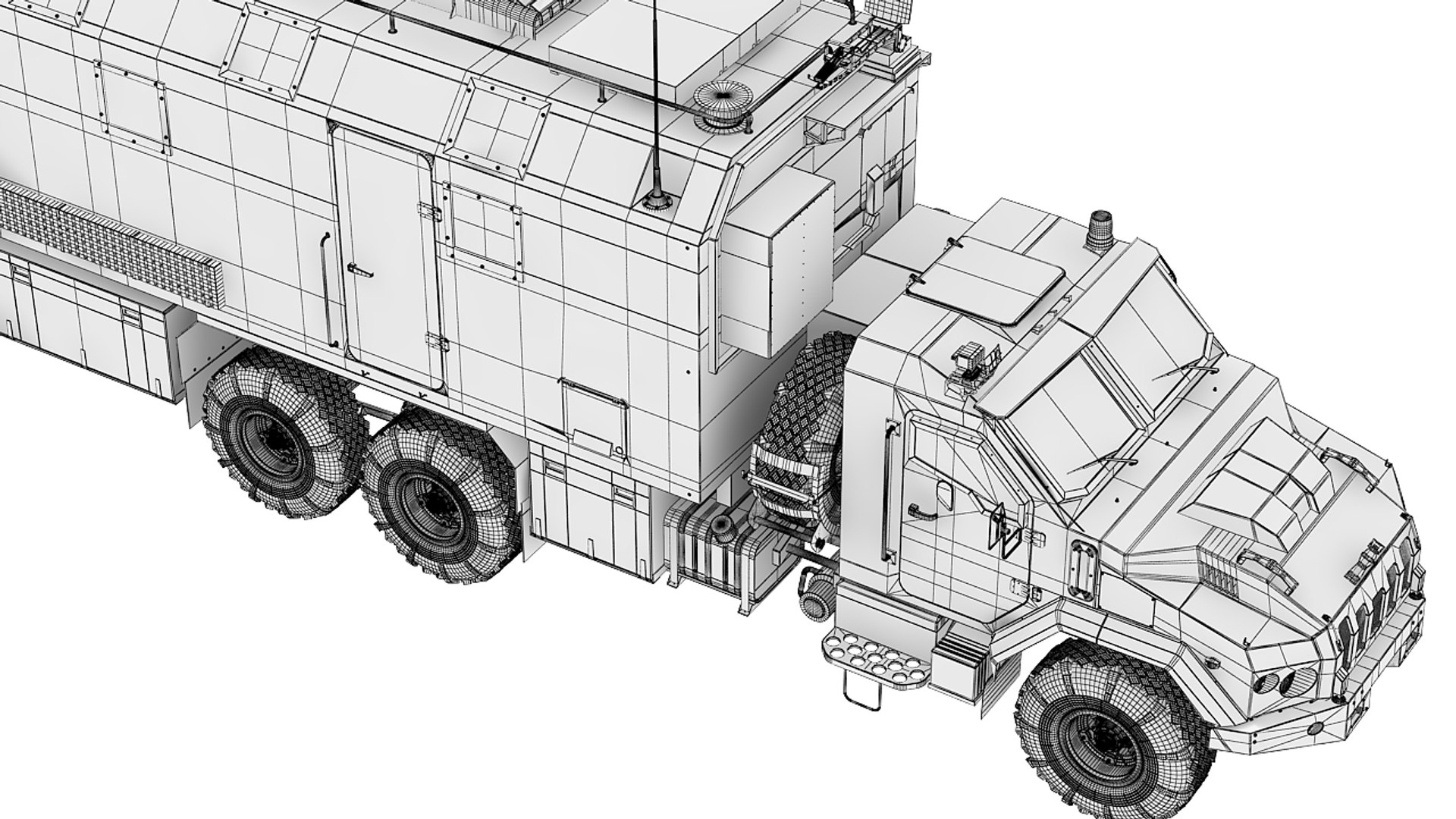 3D Military Comand Vehicle - TurboSquid 1999116