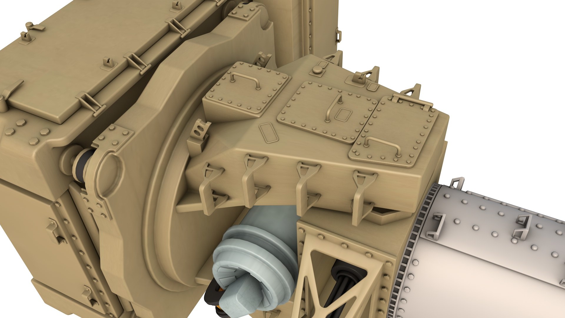 3D Mark 15 Phalanx Close-In Weapon System Sand - TurboSquid 2346874