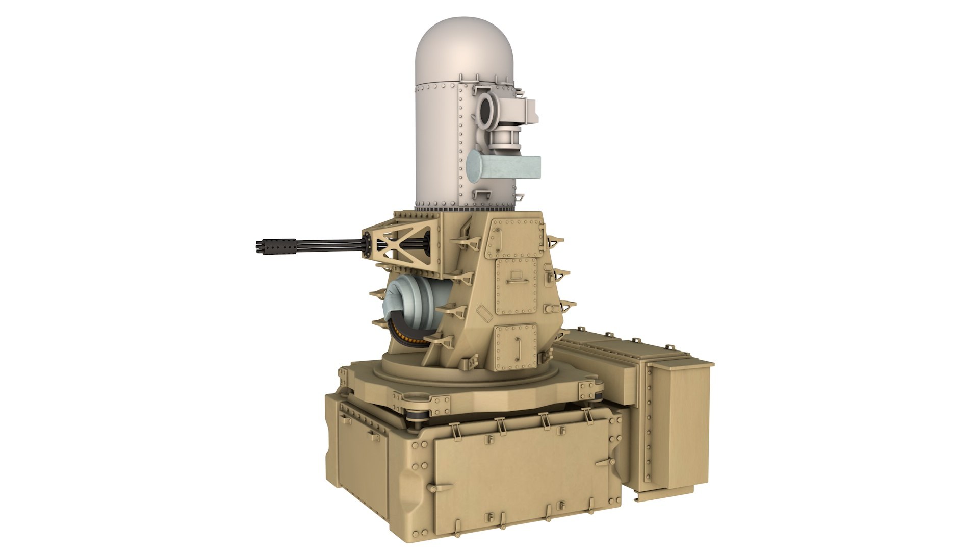 3D Mark 15 Phalanx Close-In Weapon System Sand - TurboSquid 2346874