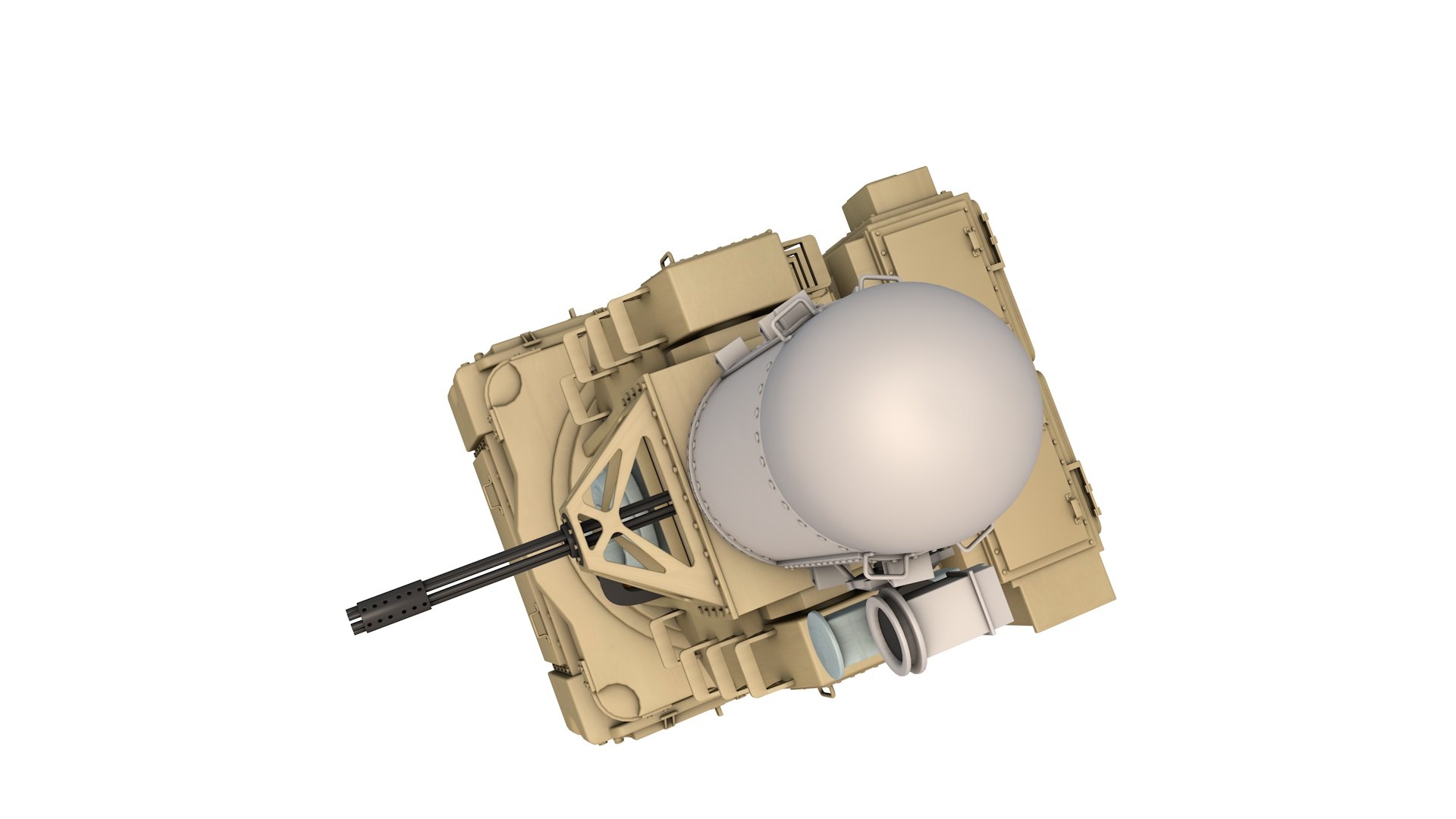 3D Mark 15 Phalanx Close-In Weapon System Sand - TurboSquid 2346874