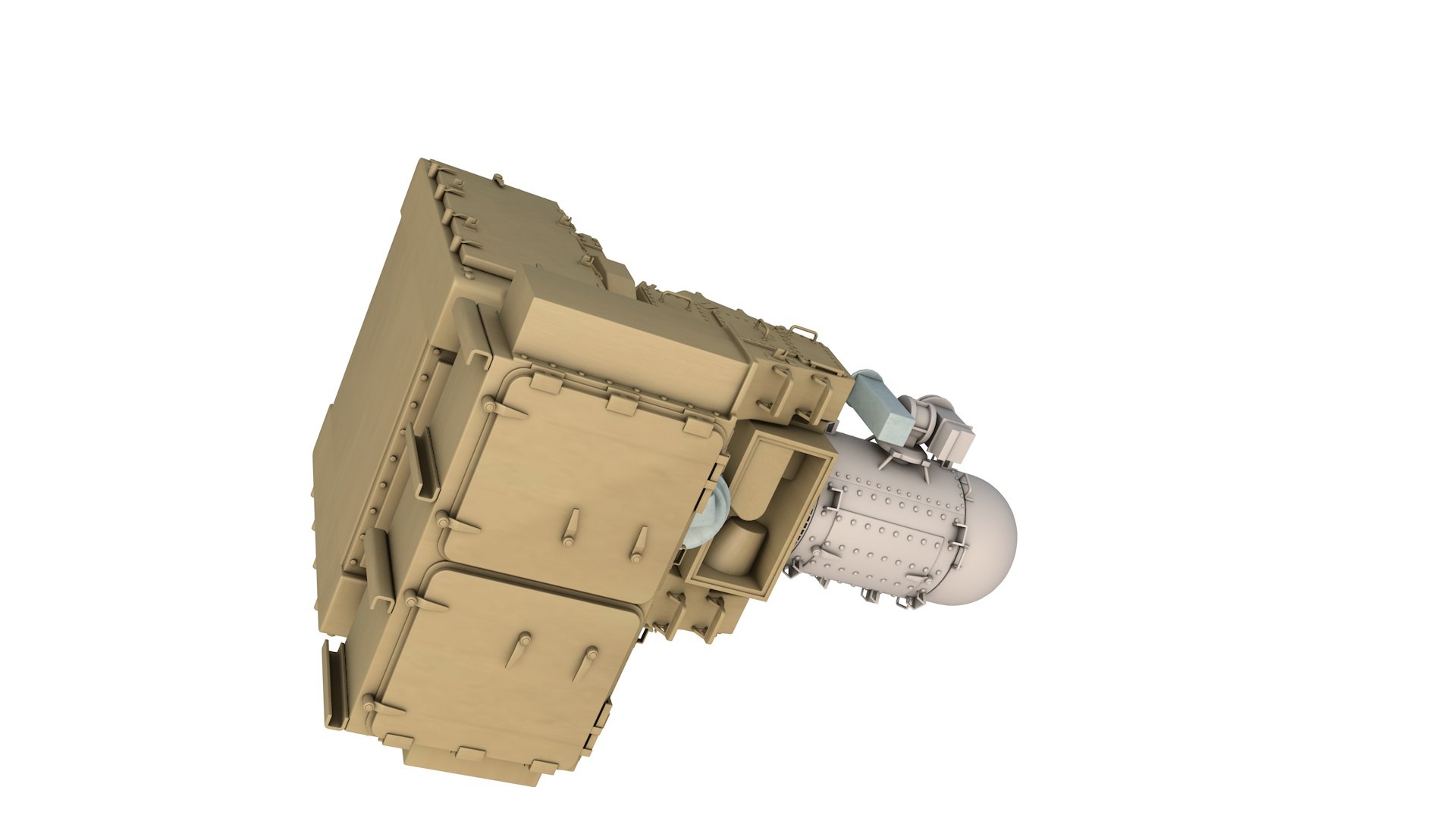 3D Mark 15 Phalanx Close-In Weapon System Sand - TurboSquid 2346874