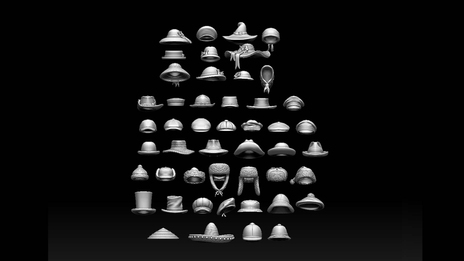 Hats 3D model - TurboSquid 2083732