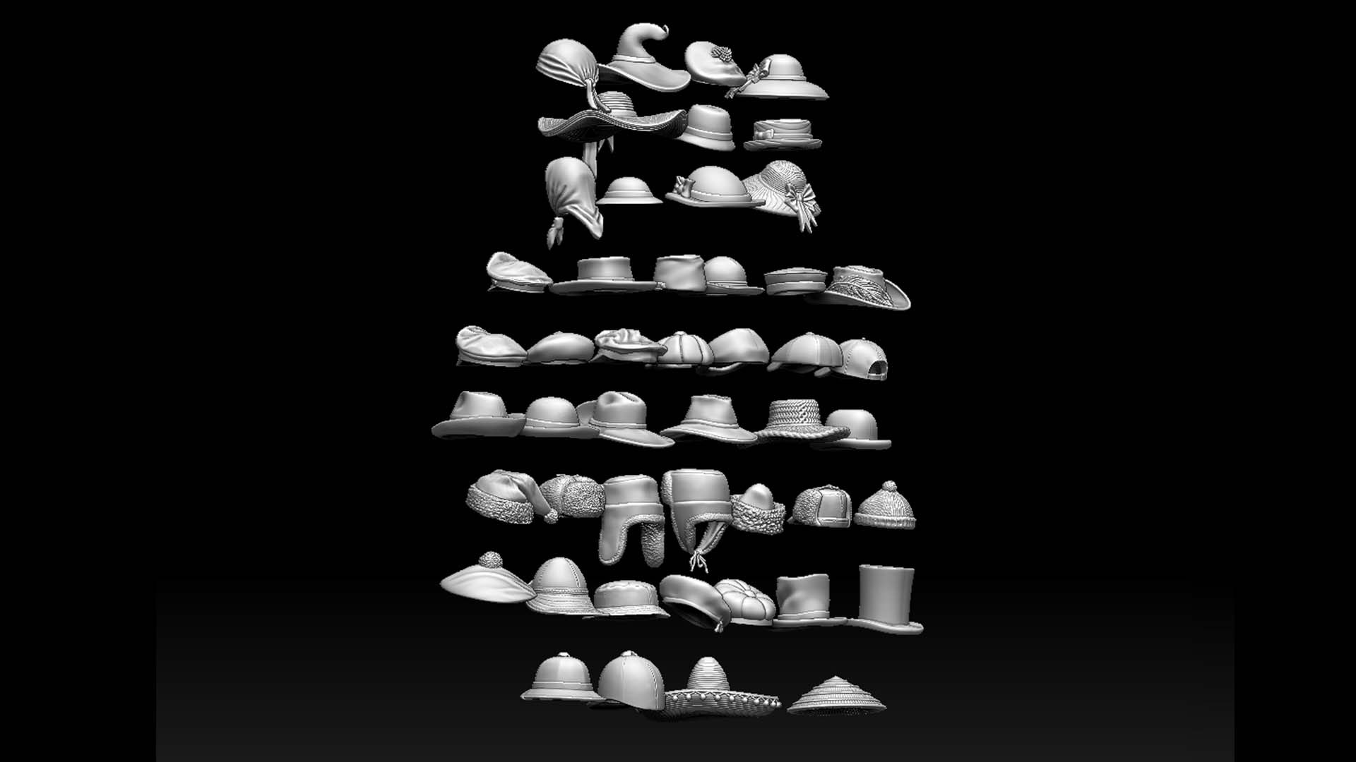 Hats 3D model - TurboSquid 2083732