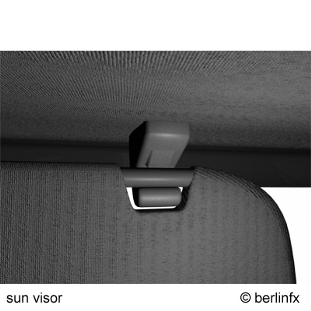 3d Sun Visor Model