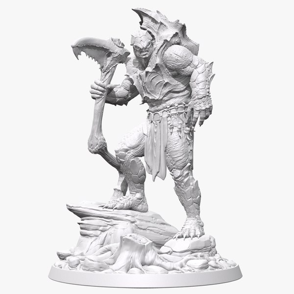 3D Turtle Barbarian 3D Print - TurboSquid 2015360