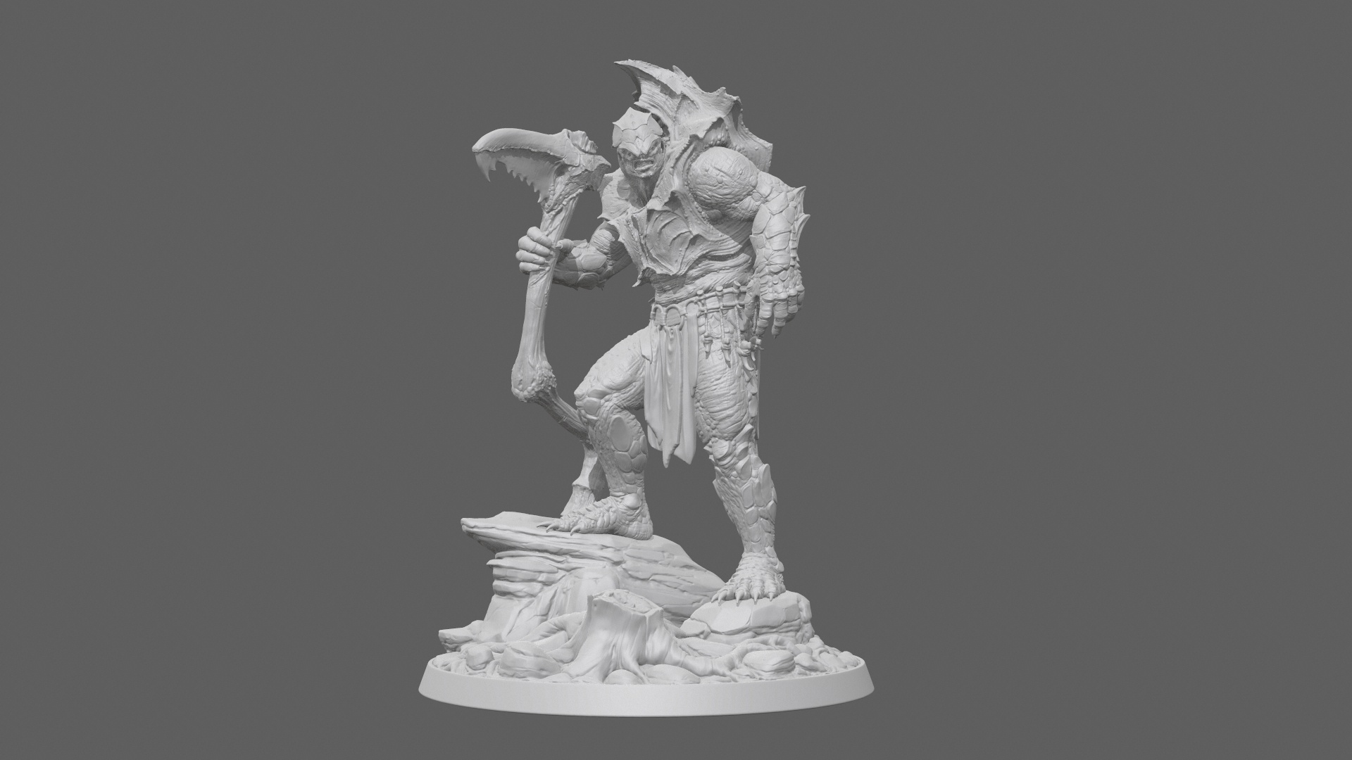 3D Turtle Barbarian 3D Print - TurboSquid 2015360