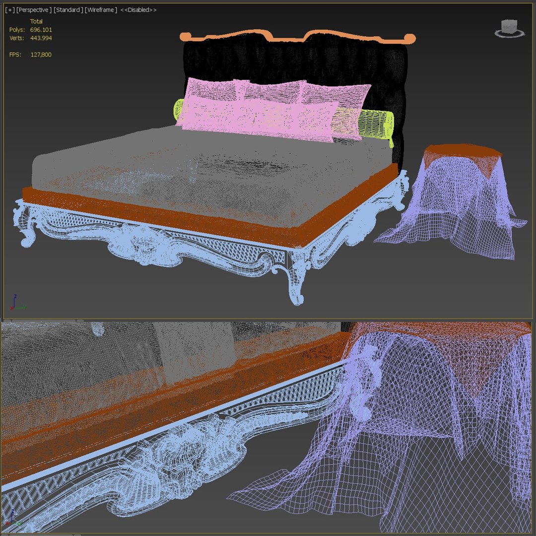 3D Model Provasi Dali Bed - TurboSquid 1916885