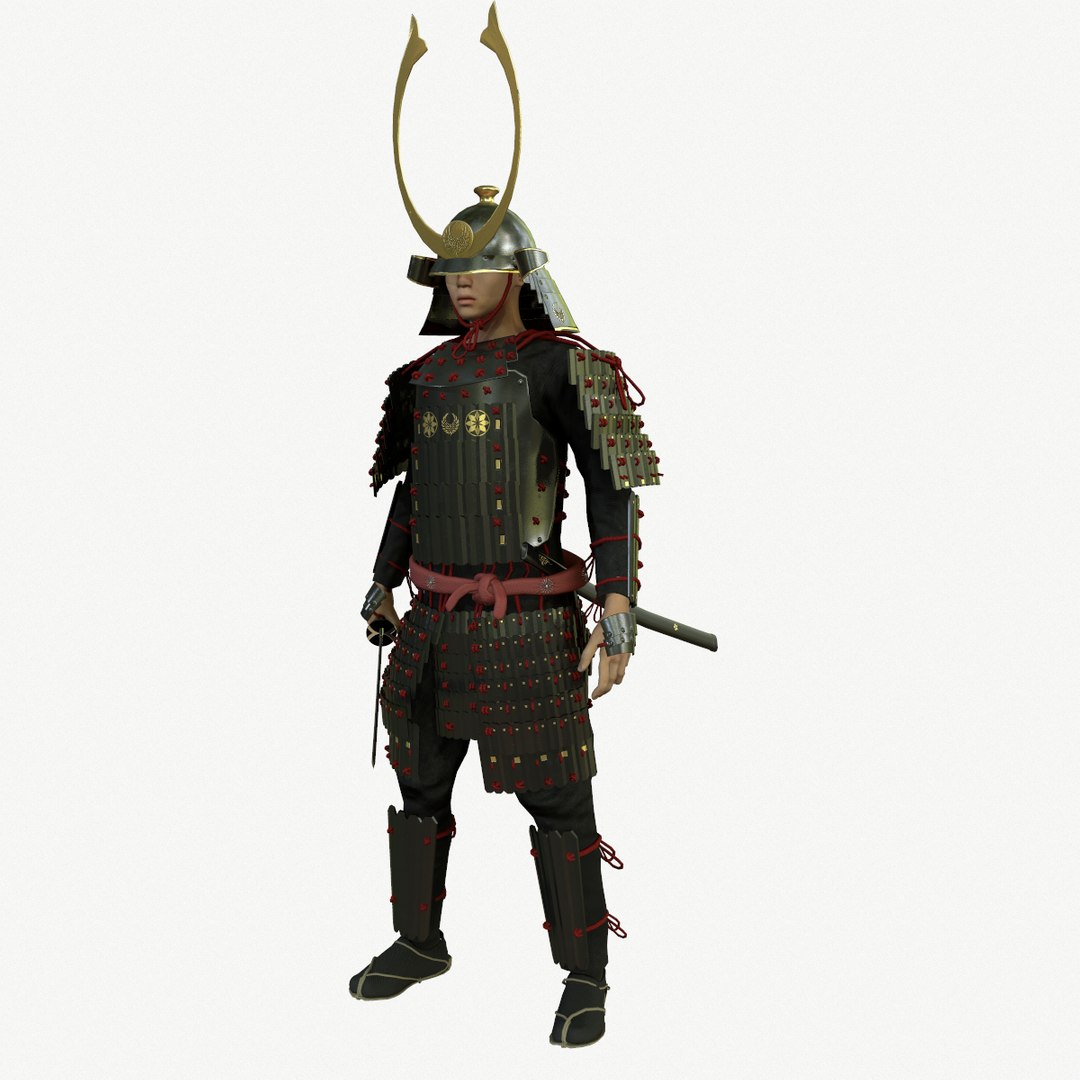 3D samurai - TurboSquid 1677637