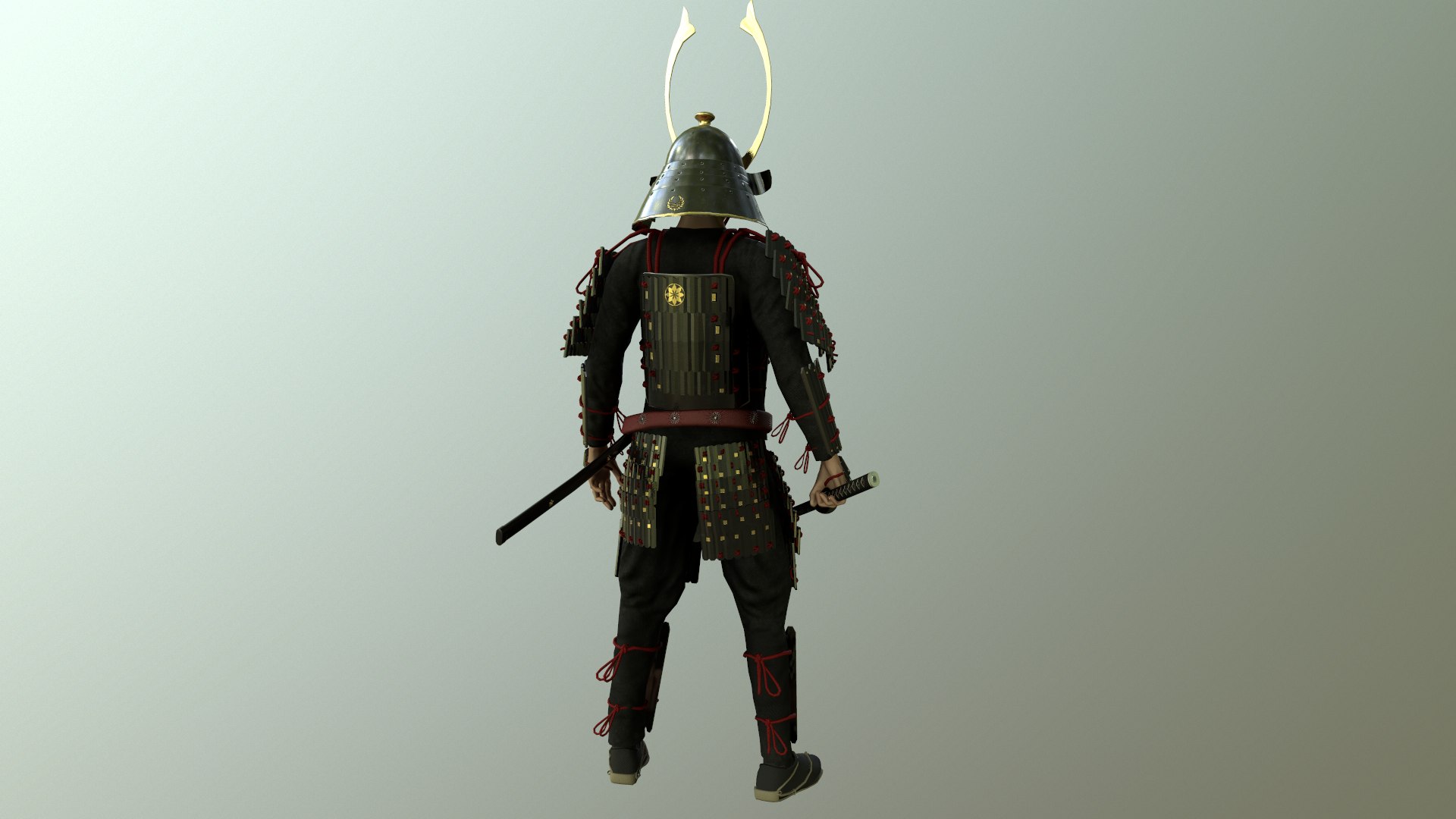 3D samurai - TurboSquid 1677637