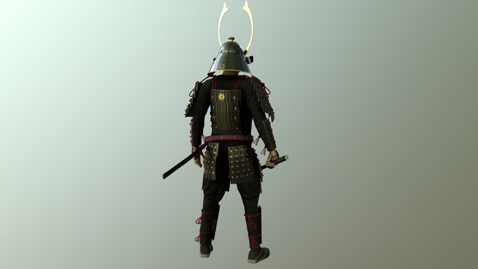 3D samurai - TurboSquid 1677637