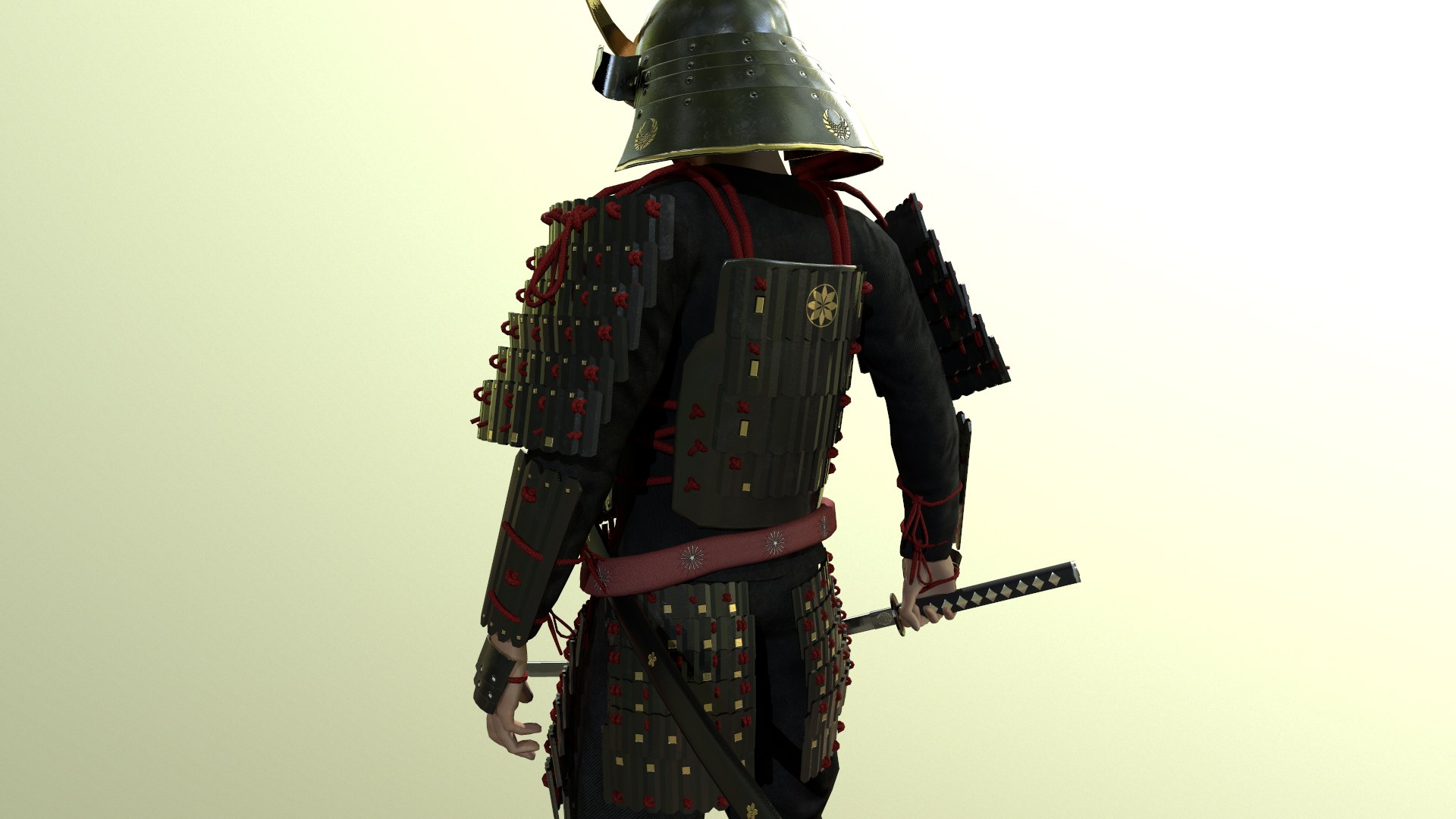 3D samurai - TurboSquid 1677637
