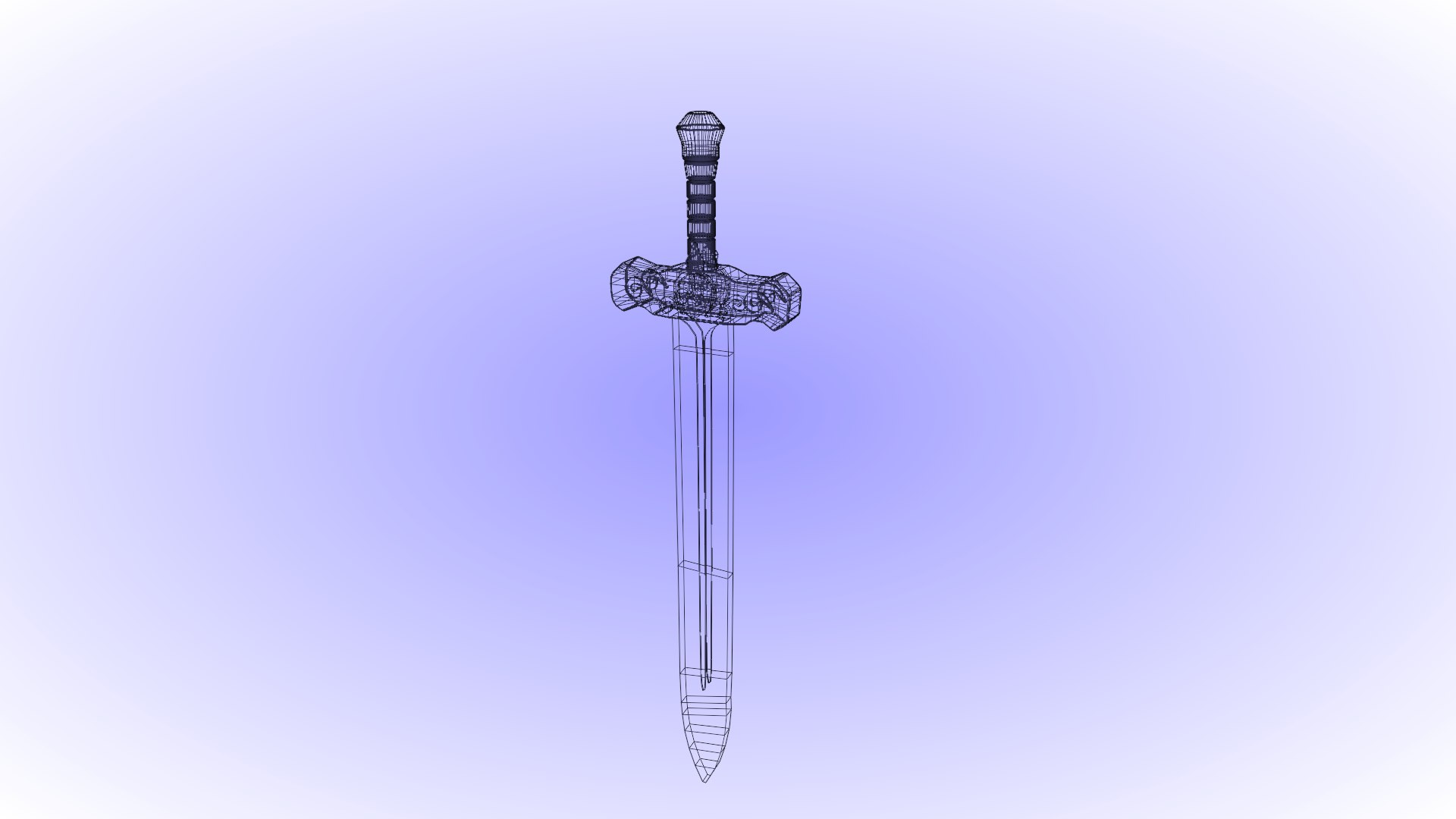 3D Low Poly Sword Model Model - TurboSquid 2232449