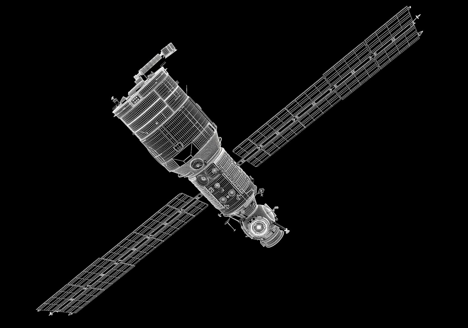 3D Zvezda Service Module Iss Model - TurboSquid 1403610