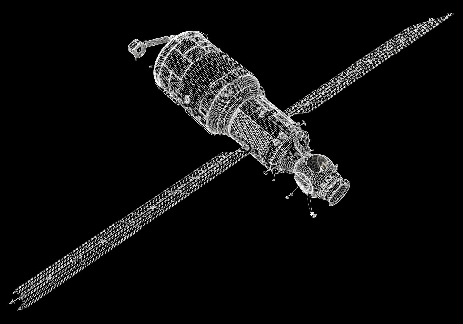 3D Zvezda Service Module Iss Model - TurboSquid 1403610