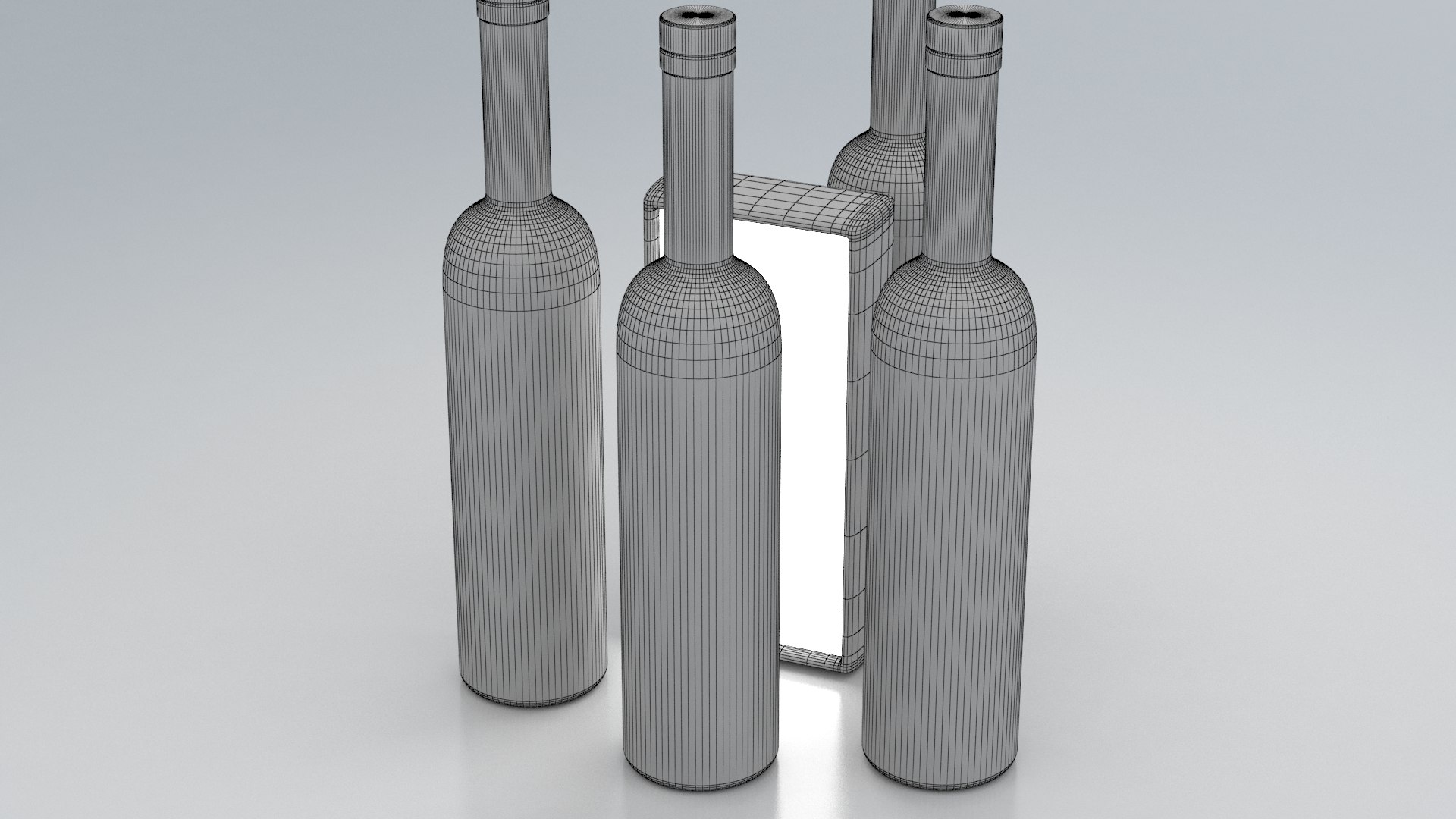3D Model Alcohol Bottle Vodka - TurboSquid 1471240