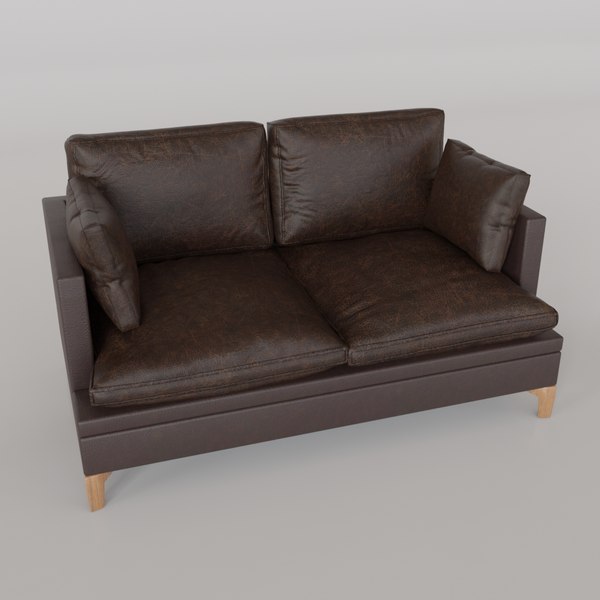 Ledercouch 3D-Modell - TurboSquid 2139409