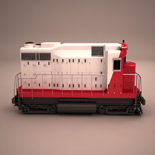 small train engine 3d model