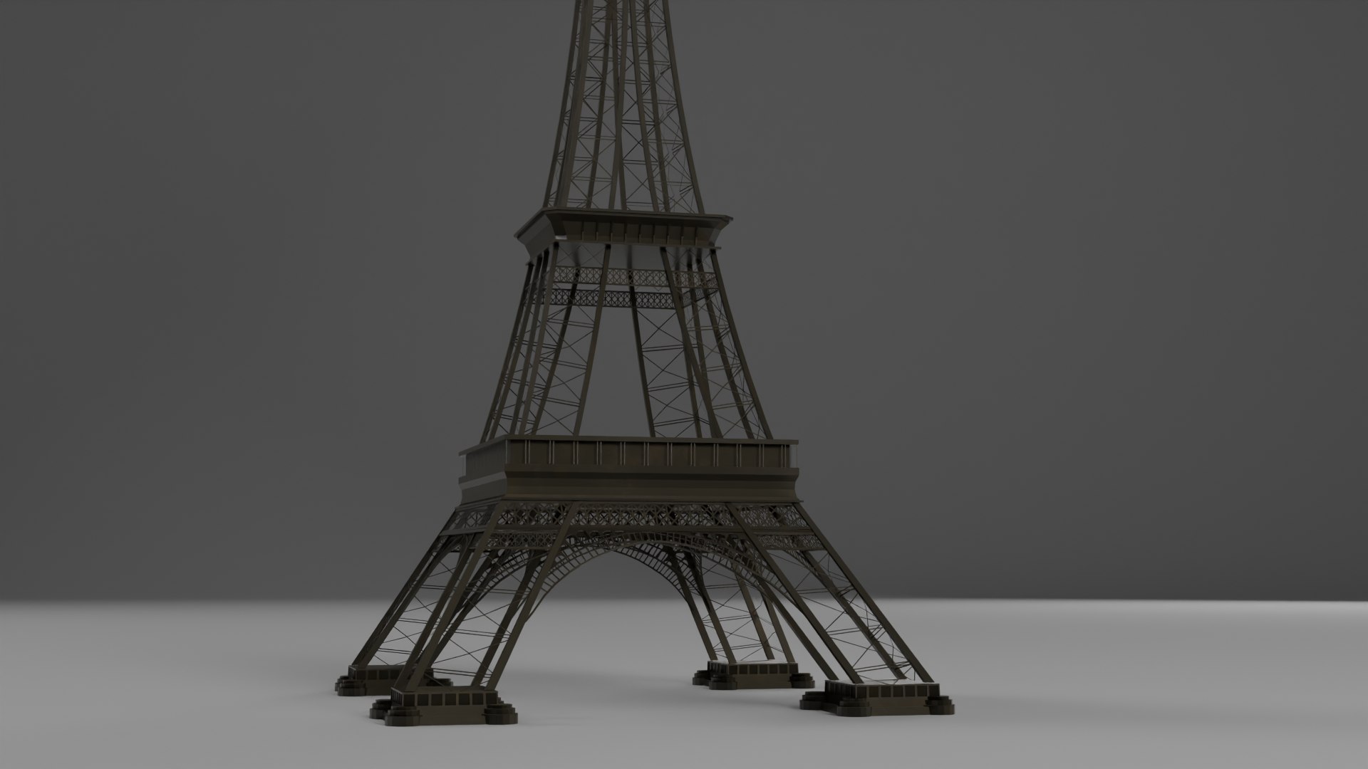 3D Model Low-Poly Eiffel Tower - TurboSquid 2342526