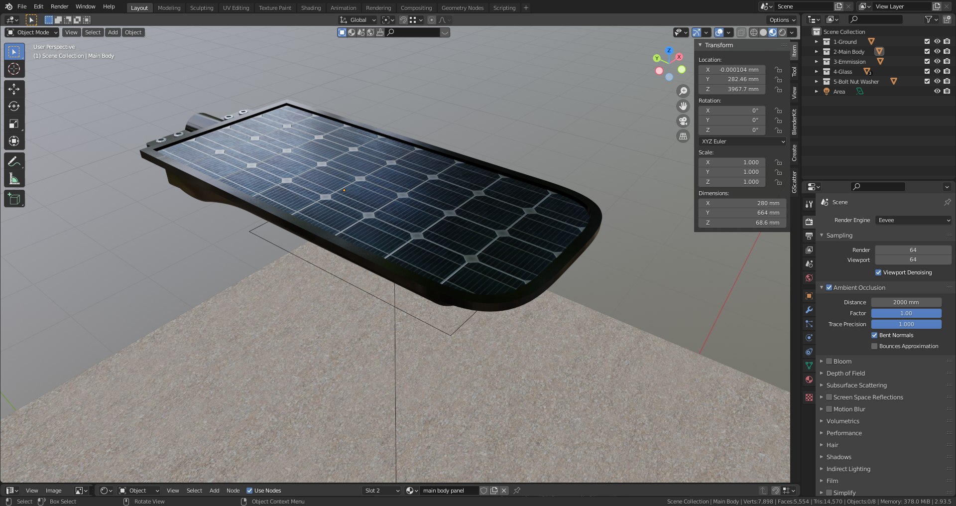 Poles Solar Energy Lamp 100W 3D Model - TurboSquid 2063954