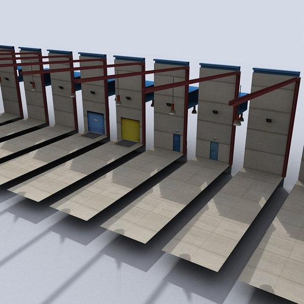 modular logistics building 1 3ds