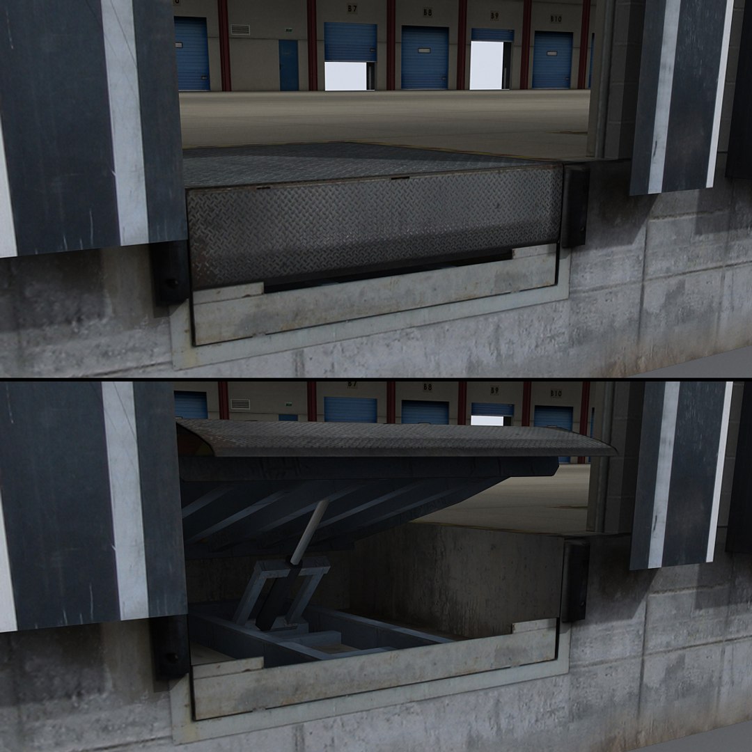 Modular Logistics Building 1 3ds