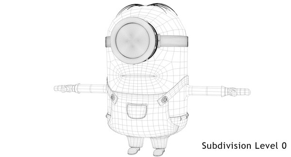 3dsmax minion cartoon animation version