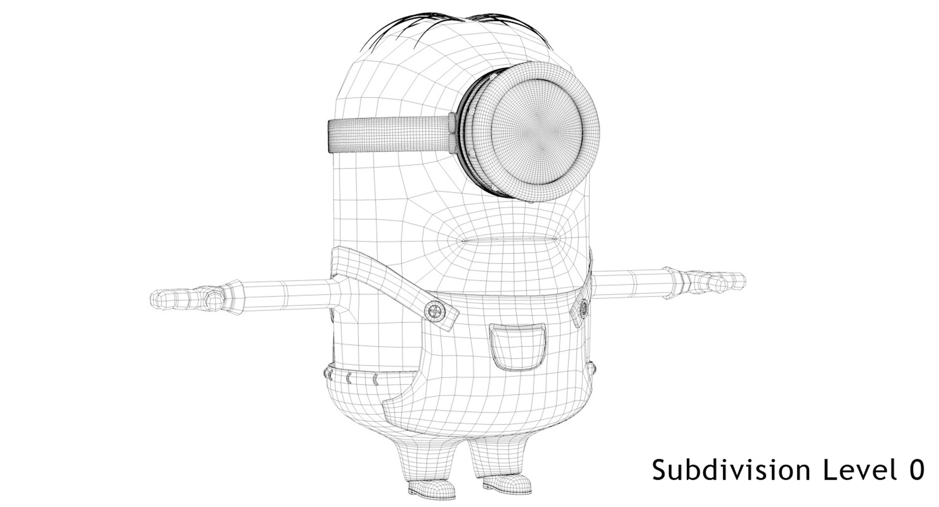 3dsmax Minion Cartoon Animation Version