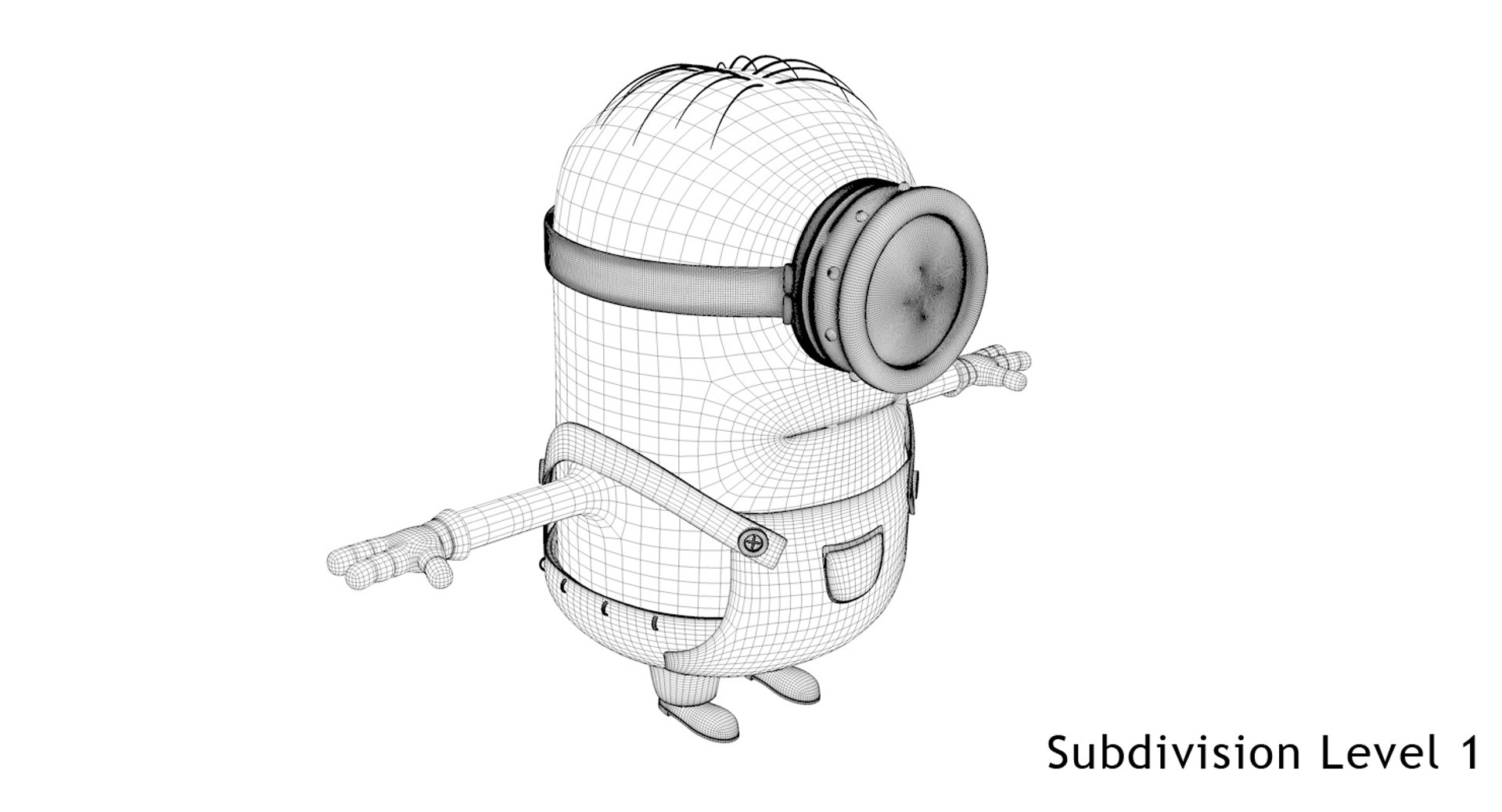 3dsmax Minion Cartoon Animation Version