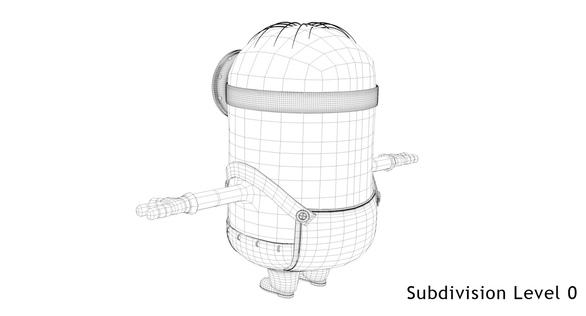 3dsmax Minion Cartoon Animation Version