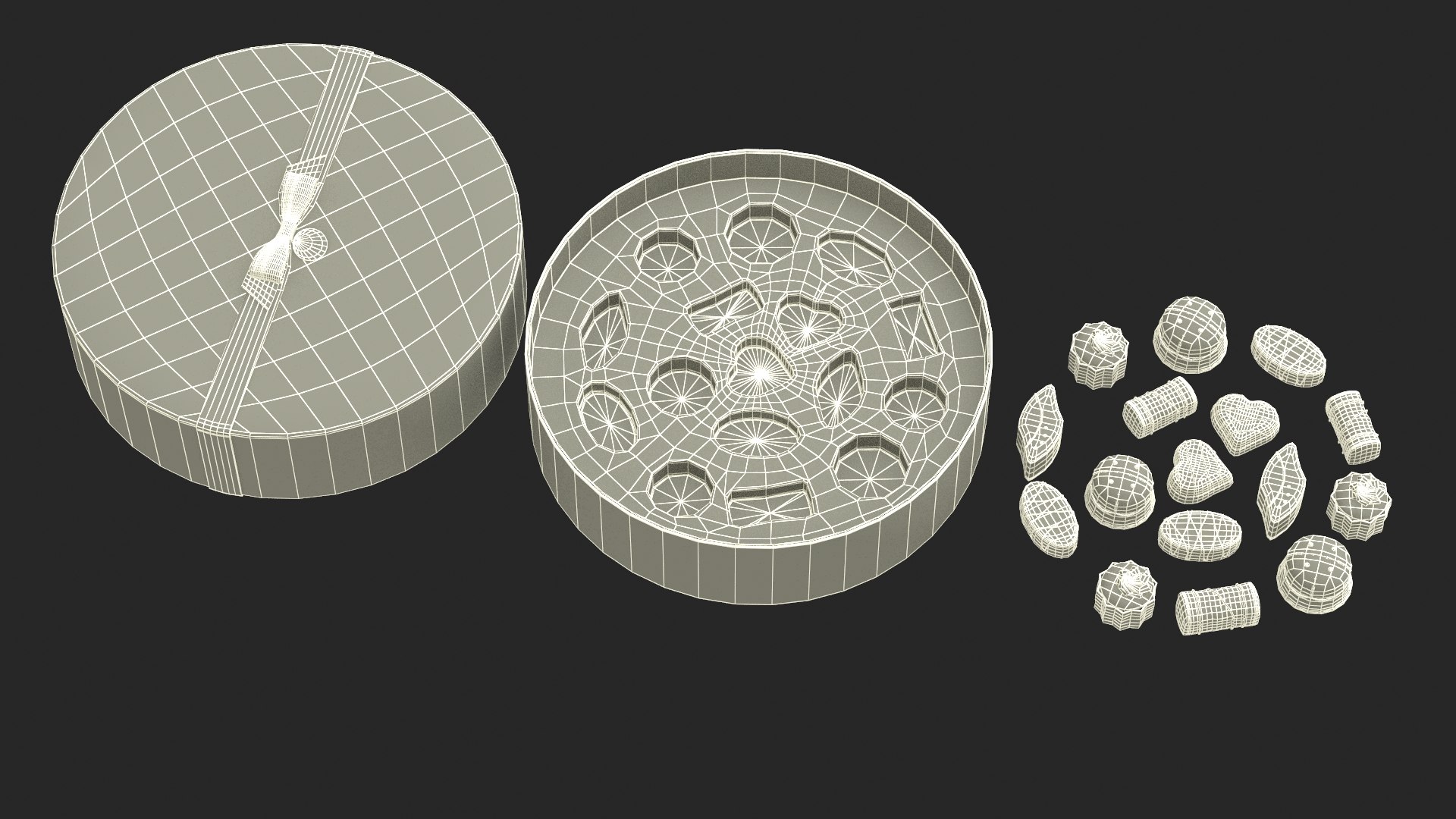 3D Box Of Ethel M Chocolate - TurboSquid 2071149
