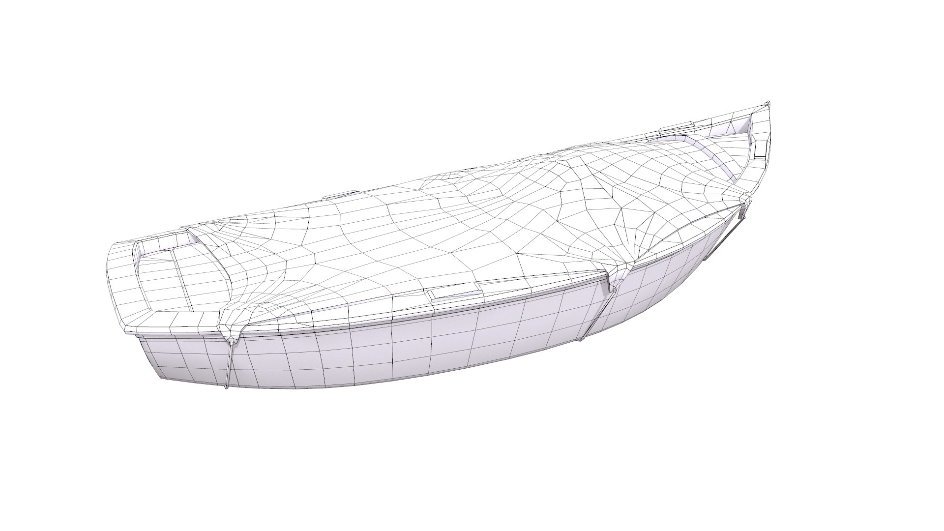 Small Covered Boat Low-poly PBR 3D model - TurboSquid 1971813