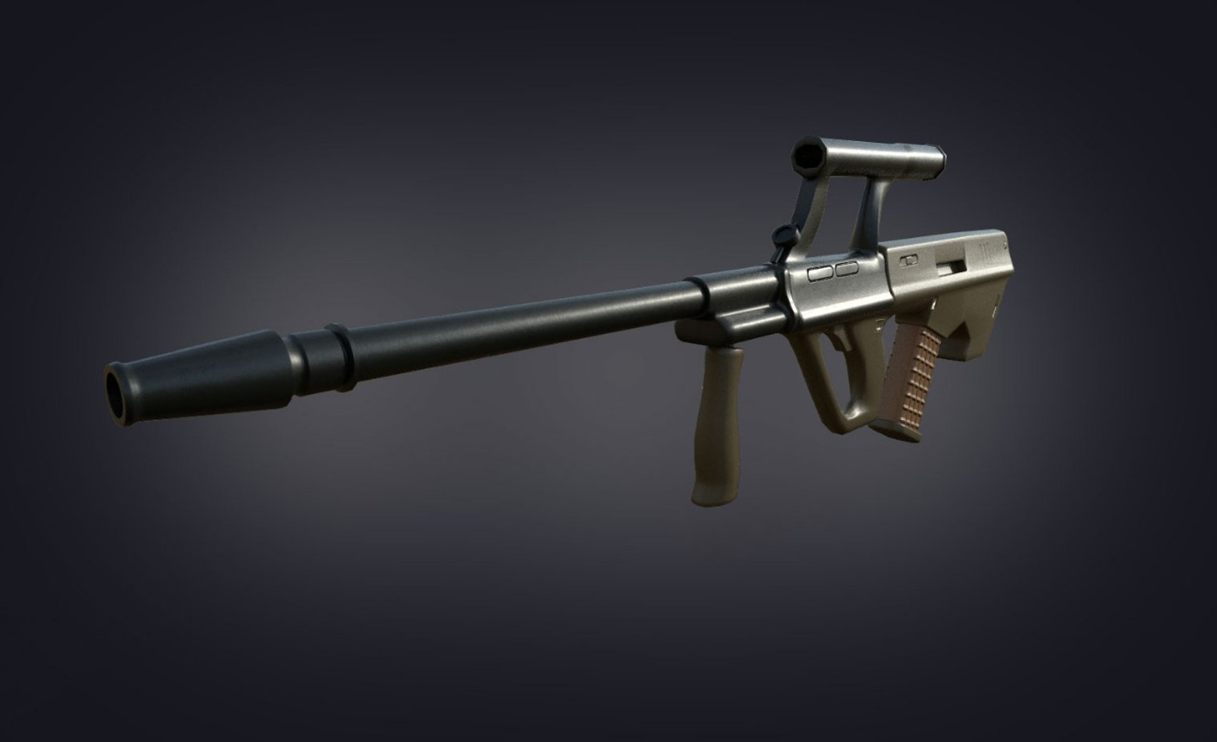 Aug Rifle 3D Model - TurboSquid 1470319