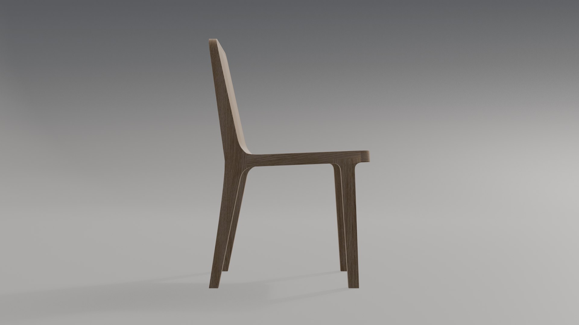 3D FORMALE Simple Wooden Chair - TurboSquid 2515597