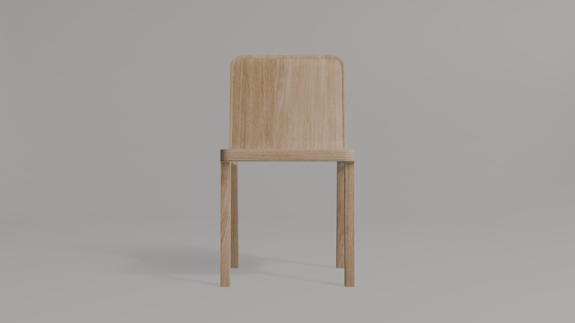 3D FORMALE Simple Wooden Chair - TurboSquid 2515597