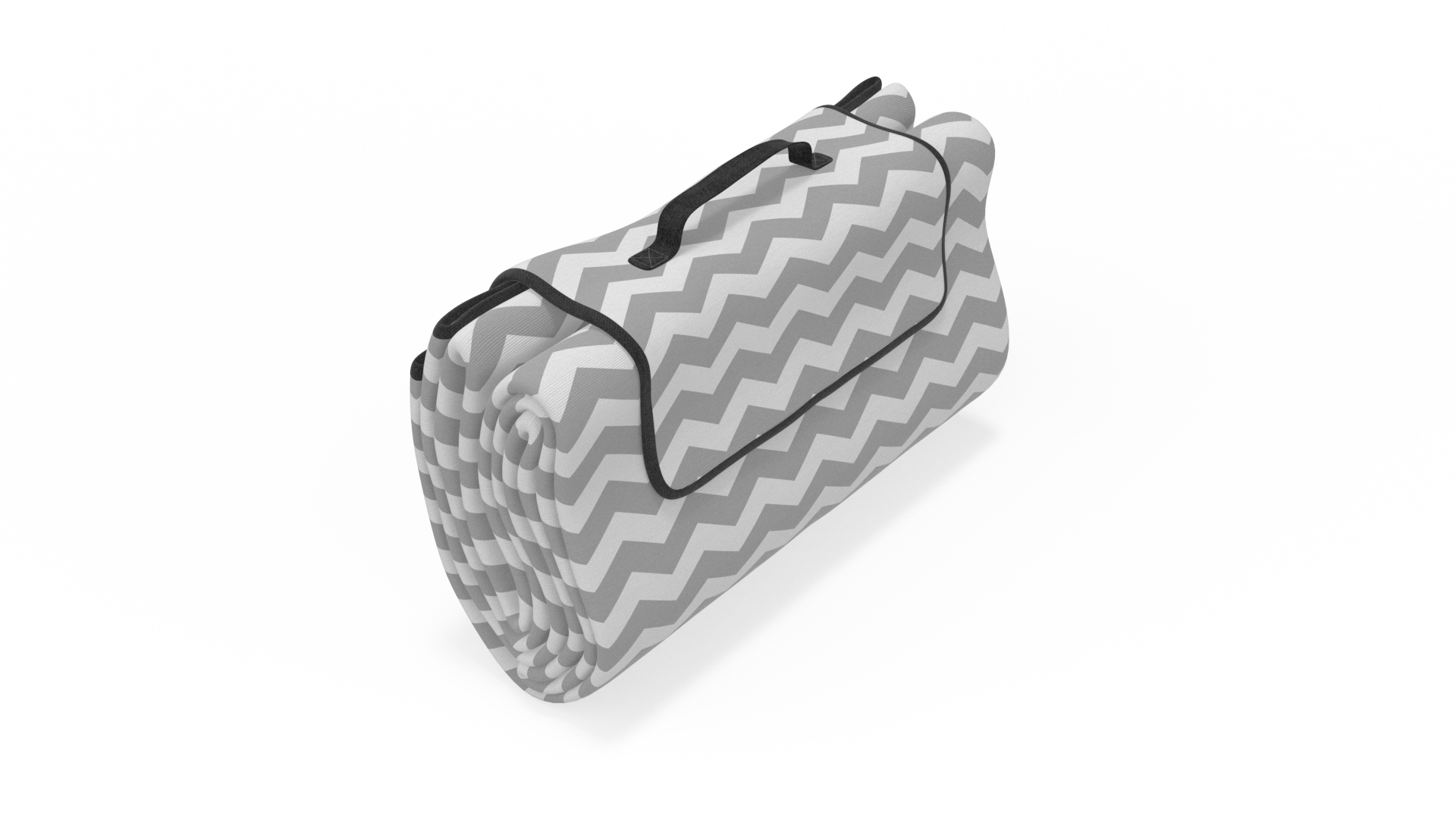 3D Camping Mattress Beach Blanket Model - TurboSquid 2152177