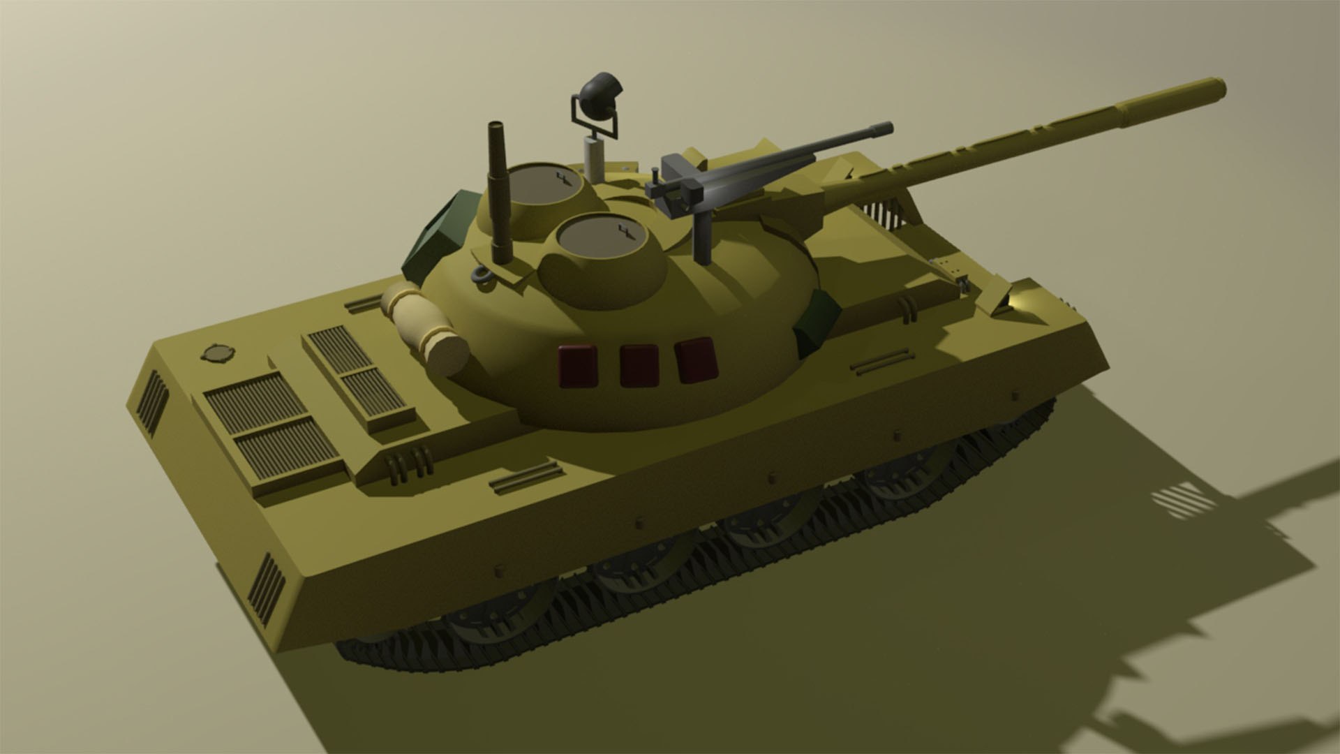 3D Tank Model - TurboSquid 1964758