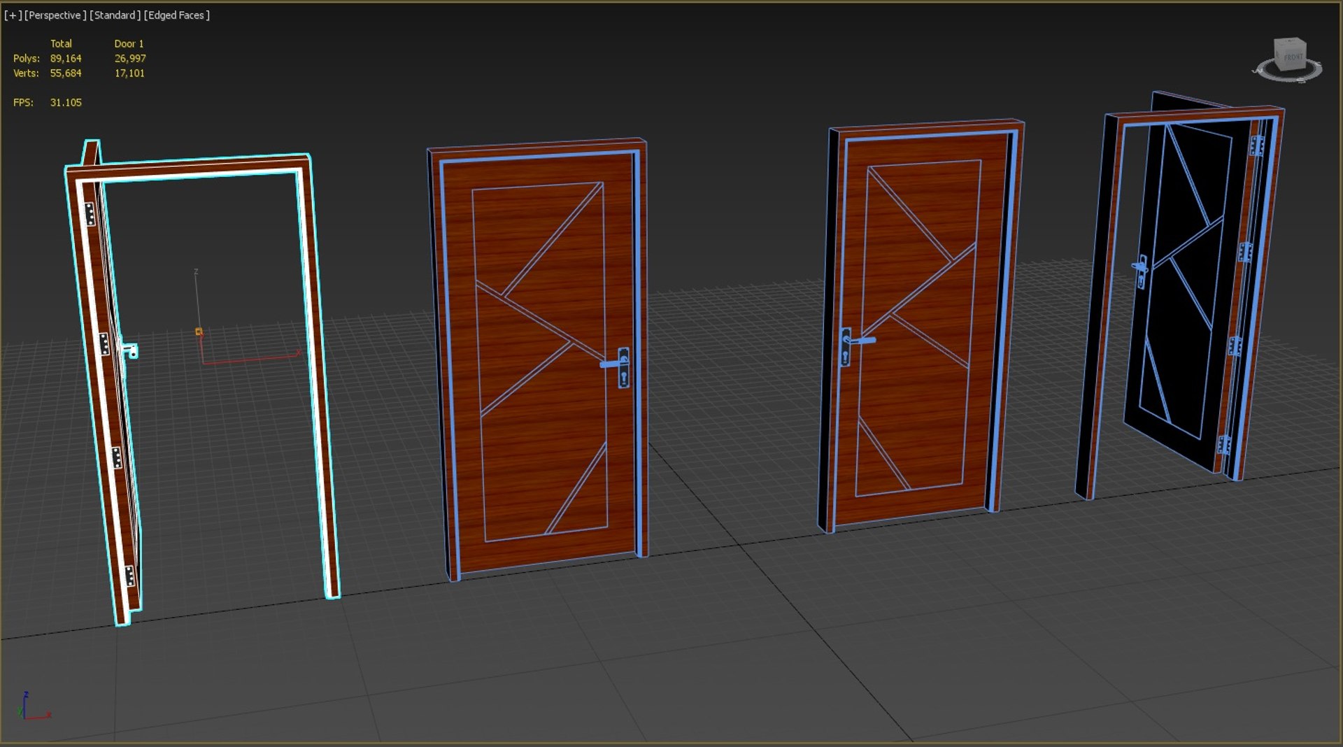 3D Door Design 68 - TurboSquid 2213925