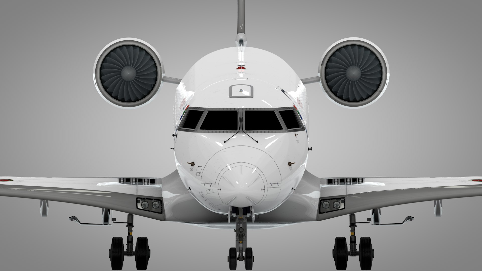 3D african express bombardier crj - TurboSquid 1699979