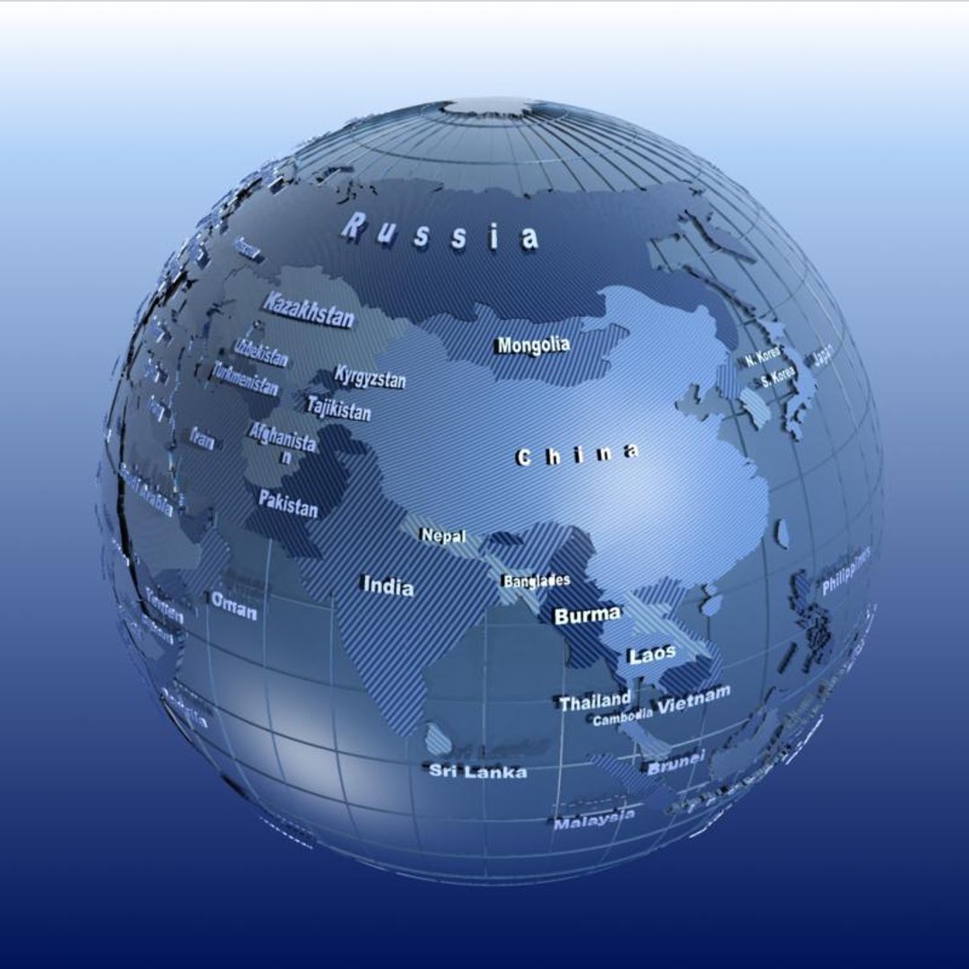 globe country 2 3d model
