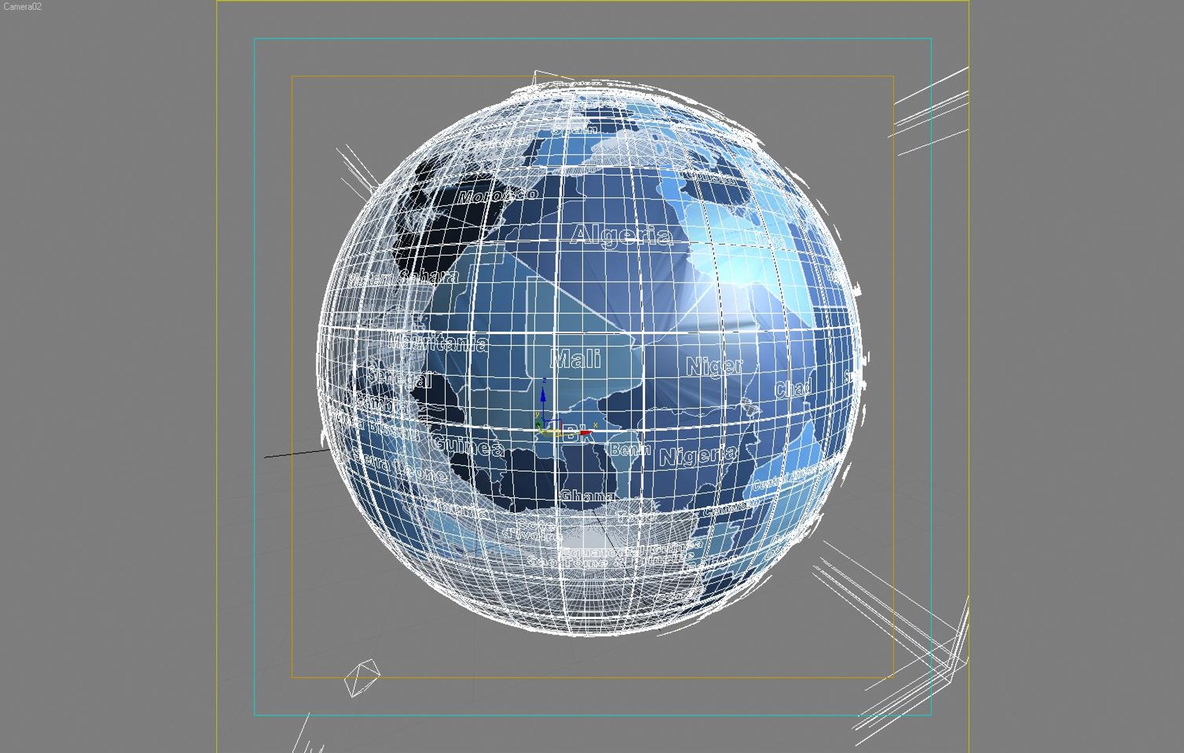 globe country 2 3d model