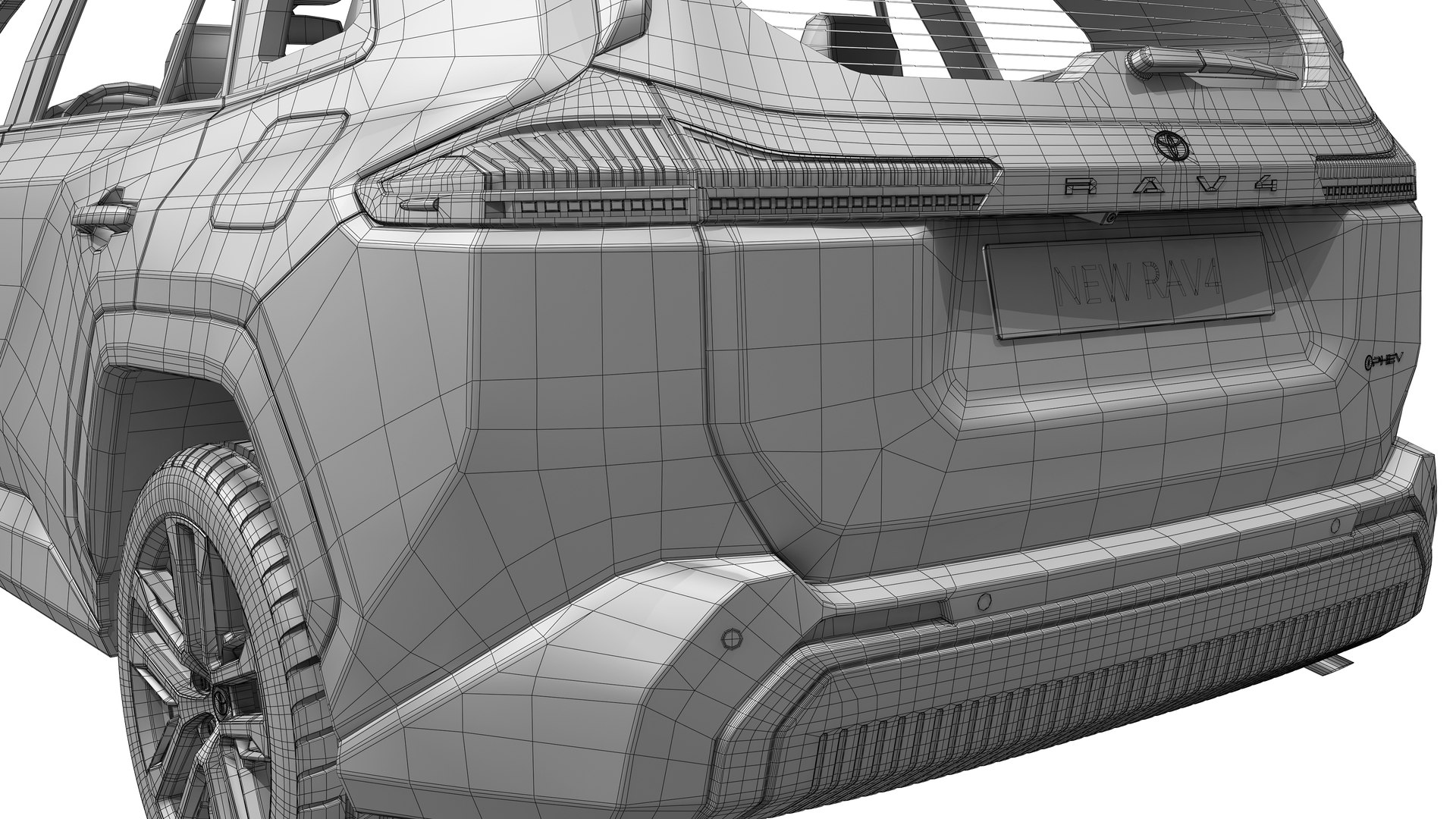 Toyota RAV4 PHEV 2026 3D Model - TurboSquid 2471625