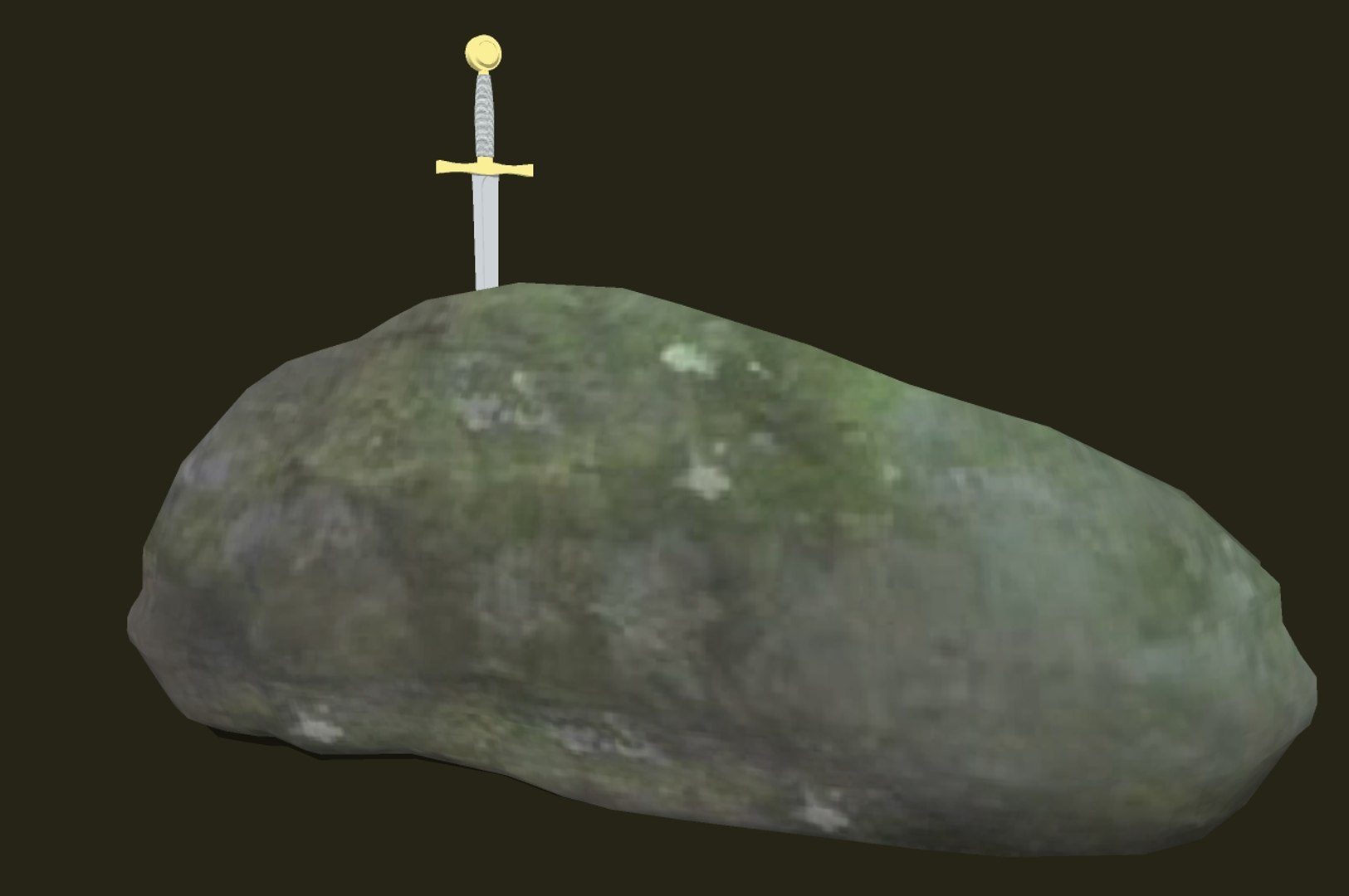 Excalibur Sword 3D Model - TurboSquid 1404376