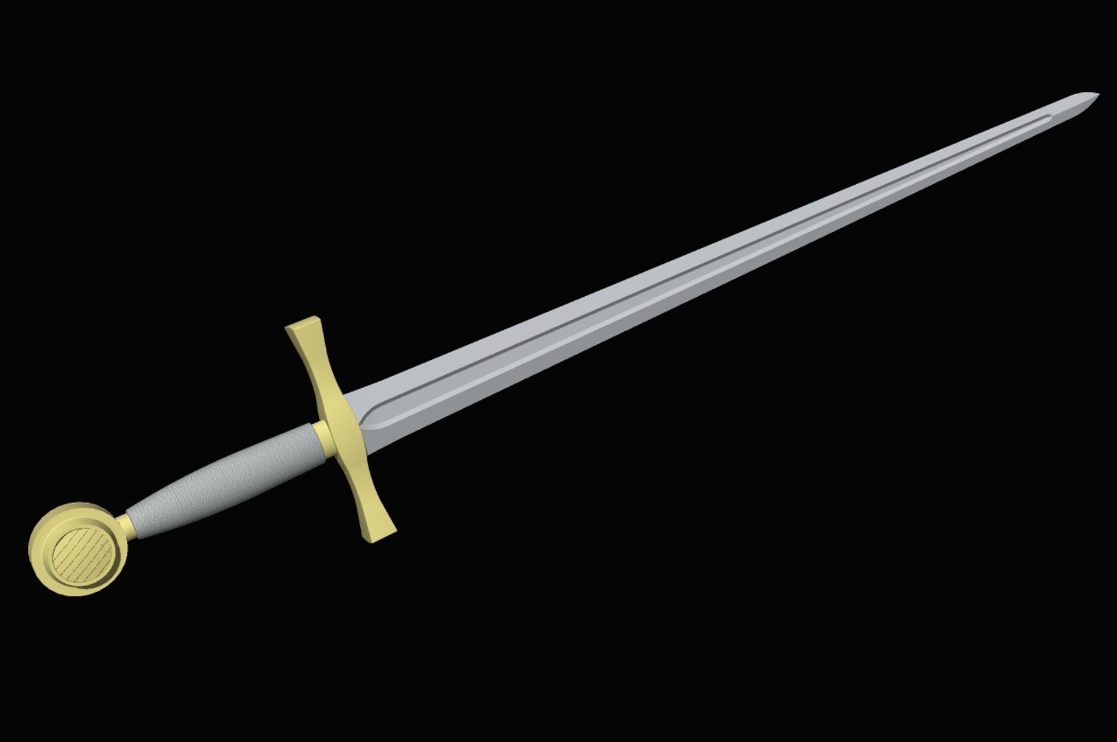 Excalibur Sword 3D Model - TurboSquid 1404376