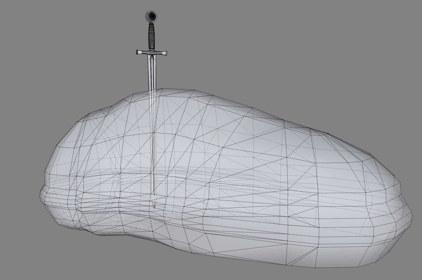 Excalibur Sword 3D Model - TurboSquid 1404376