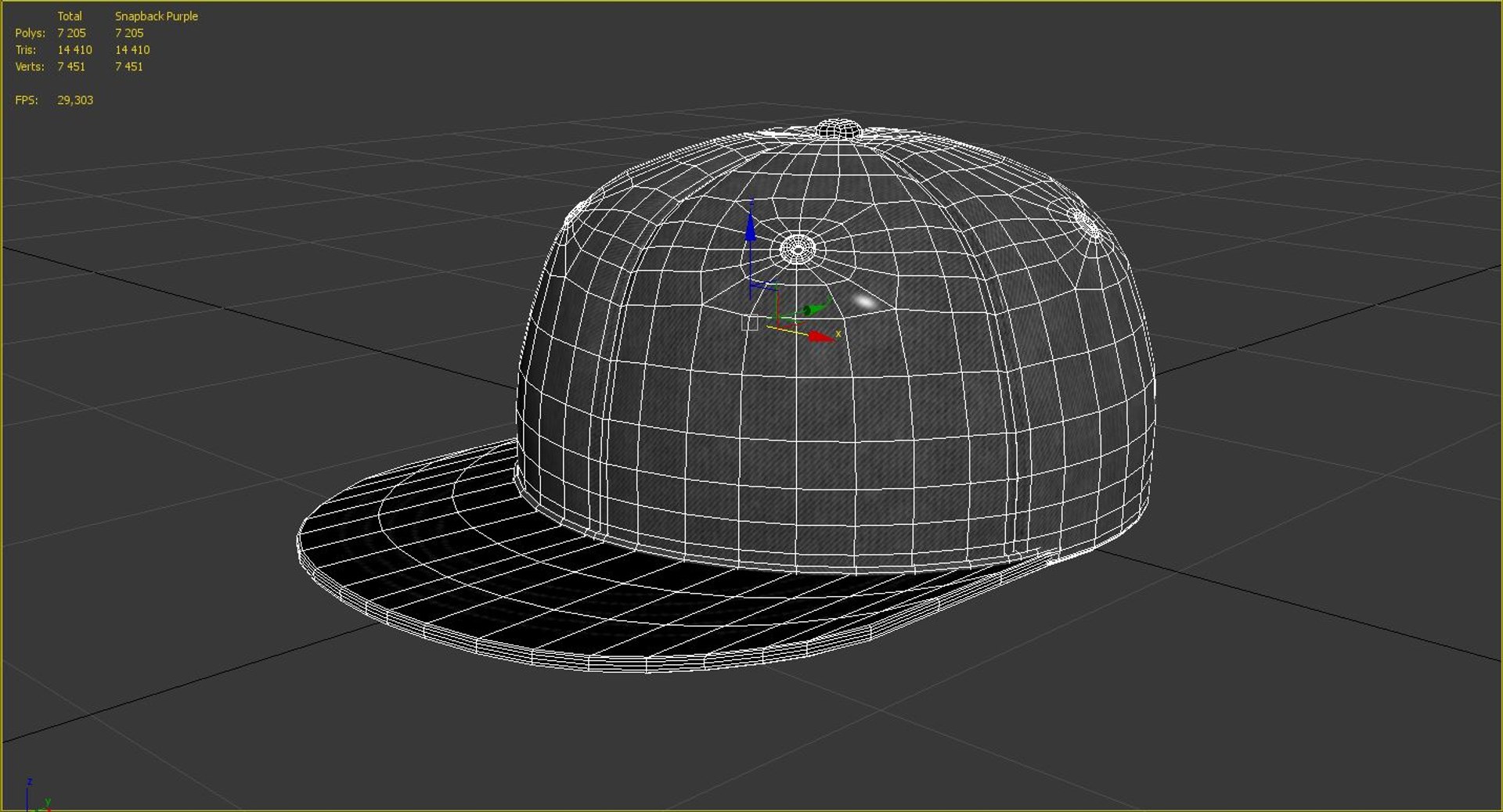 Snapback Baseball Cap 3D Model - TurboSquid 1428483